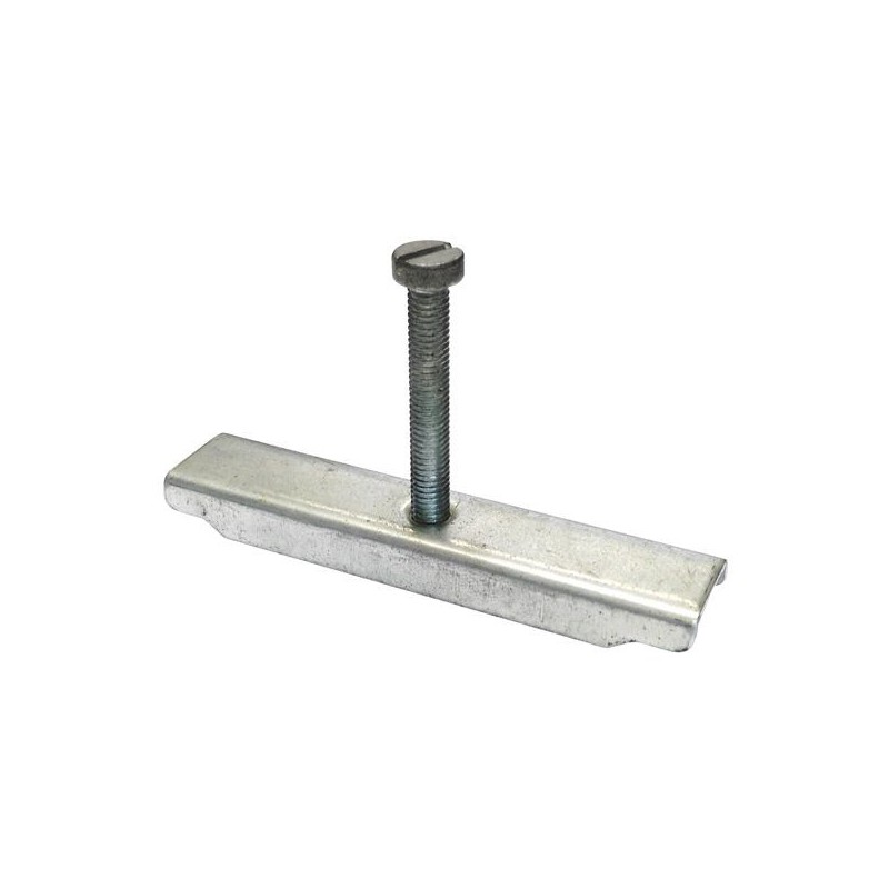 Pieza de fijación anclaje en acero zincado para canal de 240 mm Ancho ...