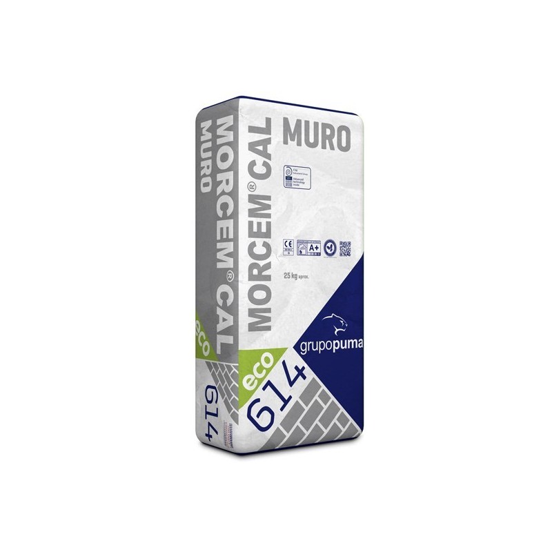 Mortero de cal - Morcem Cal Muro G Formato (kg) Saco de 25 kg